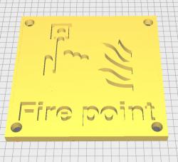 downloadable fire assembly point sign free printable 3D Models | Page 1 ...