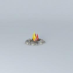 campfire 3d model 【 STLFinder