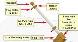 pvc pipe flag pole 3D Models | Page 1 | STLFinder