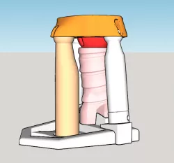 Inmoov Head Stand For Articulated Neck - Free 3D Model | STLFinder