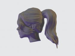 lego hair piece ponytail 3D Models | Page 1 | STLFinder