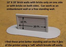 n scale brick wall 3d models 【 STLFinder