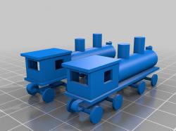 free train engine template 3D Models | Page 1 | STLFinder