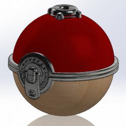 inside of pokeball 3D Models | Page 1 | STLFinder