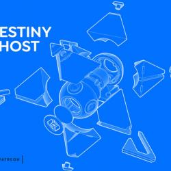 destiny ghost model 【 STLFinder