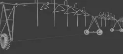 Center Pivot Irrigation System 3D model - Free 3D Model | STLFinder