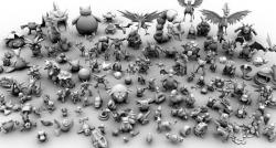150 pokemon 3d models 【 STLFinder