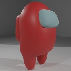 among us crewmate model 【 STLFinder