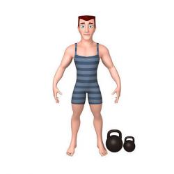 female bodybuilder cartoon 3D Models | Page 1 | STLFinder