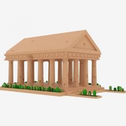 greek temple parthenon 3D Models | Page 1 | STLFinder
