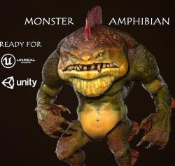 amphibian monster 3d models 【 STLFinder