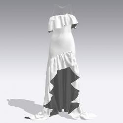 maya ruffle dress pattern 3D Models | Page 1 | STLFinder