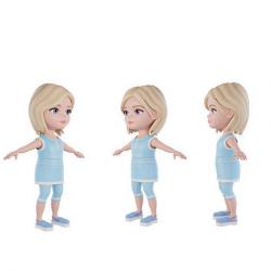 3d cartoon charectr in blue colour in png | Page 1 | STLFinder