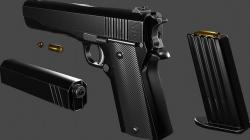 pistol 3d model low poly | Page 1 | STLFinder