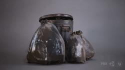 game assets low poly garbage bags cans 3D Models | Page 1 | STLFinder