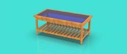 wooden center table sketchup model | Page 1 | STLFinder