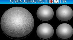 zbrush skin alpha 3D Models | Page 1 | STLFinder