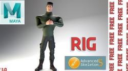 advanced character rigging in maya by delano athias cg persia 3D Models ...