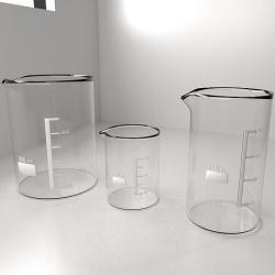 labglassware beakers 400ml 600ml 800ml and 1000ml 3d models | Page 1 | STLFinder