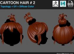 cartoon hair 3D Models | Page 1 | STLFinder