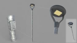autocad 3d led lamp street | Page 1 | STLFinder