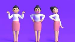women cartoon 3D Models | Page 1 | STLFinder