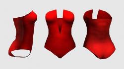shapellx airslim strapless thong bodysuit vs bare bodysuit 3D Models ...