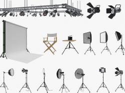 studio lighting collection 3d models 【 STLFinder