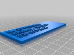 3d printing name plates | Page 1 | STLFinder