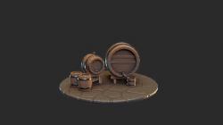 oak wine barrel 3D Models | Page 1 | STLFinder