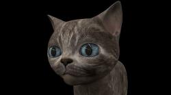 kitten 3d model 【 STLFinder