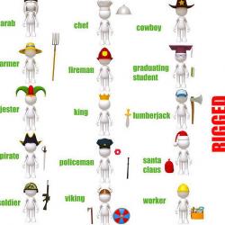 moho animation download stickman characters 3D Models | Page 1 | STLFinder
