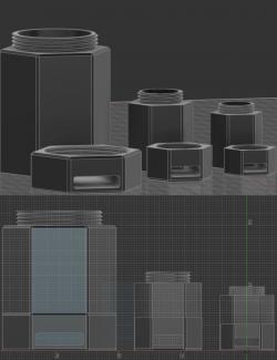 hexagon bottle 3D Models | Page 1 | STLFinder