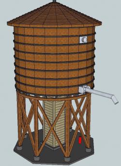 campbell scale models 356 ho and hon3 rr water tank building kit | Page ...