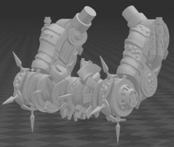 gutrippa flesh over leadbelcher for plague armour 3D Models | Page 1 ...