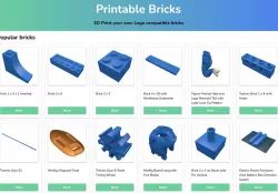 all LEGO® parts and compatible bricks - PrintableBricks - Free 3D Model ...