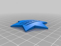 sheriff badge coloring pages 3D Models | Page 1 | STLFinder