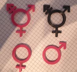 gender symbols text 3D Models | Page 1 | STLFinder