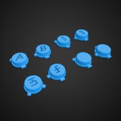 gba sp custom buttons 3D Models | Page 1 | STLFinder