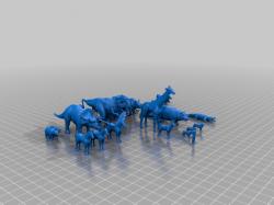 ho scale farm animals 3D Models | Page 1 | STLFinder