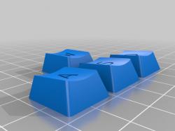 wasd cherry mx keycaps 3d models 【 STLFinder