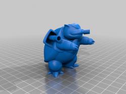 blastoise outline 3d models 【 STLFinder
