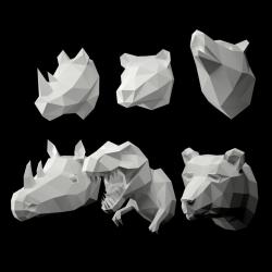 low poly animal head 3D Models | Page 1 | STLFinder