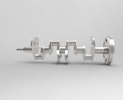 flatplane crankshaft 3d models 【 STLFinder