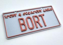 bort license plate 3d models 【 STLFinder