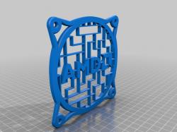 asrock amd bc 250 mining apu blower fan shroud 3d print file | Page 1 ...