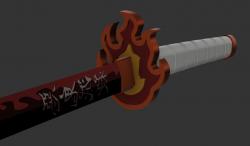 rengoku katana 3D Models | Page 1 | STLFinder