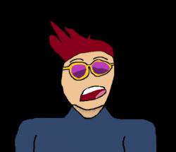 youtube channel profile picture drawing of guy with crown over head 3D ...