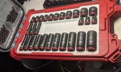 milwaukee packout socket organizer 3d print combination 3 8 and 1 2 ...