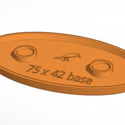 75x42mm oval bases 3D Models | Page 1 | STLFinder